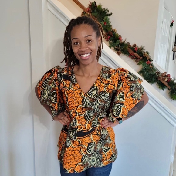 veroex | Tops | African Clothing For Women Ankara Print Top | Poshmark
